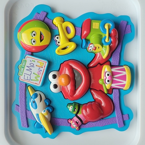 Sesame Street | Toys | Sesame Street Elmos World Puzzle 8 Piece Set ...